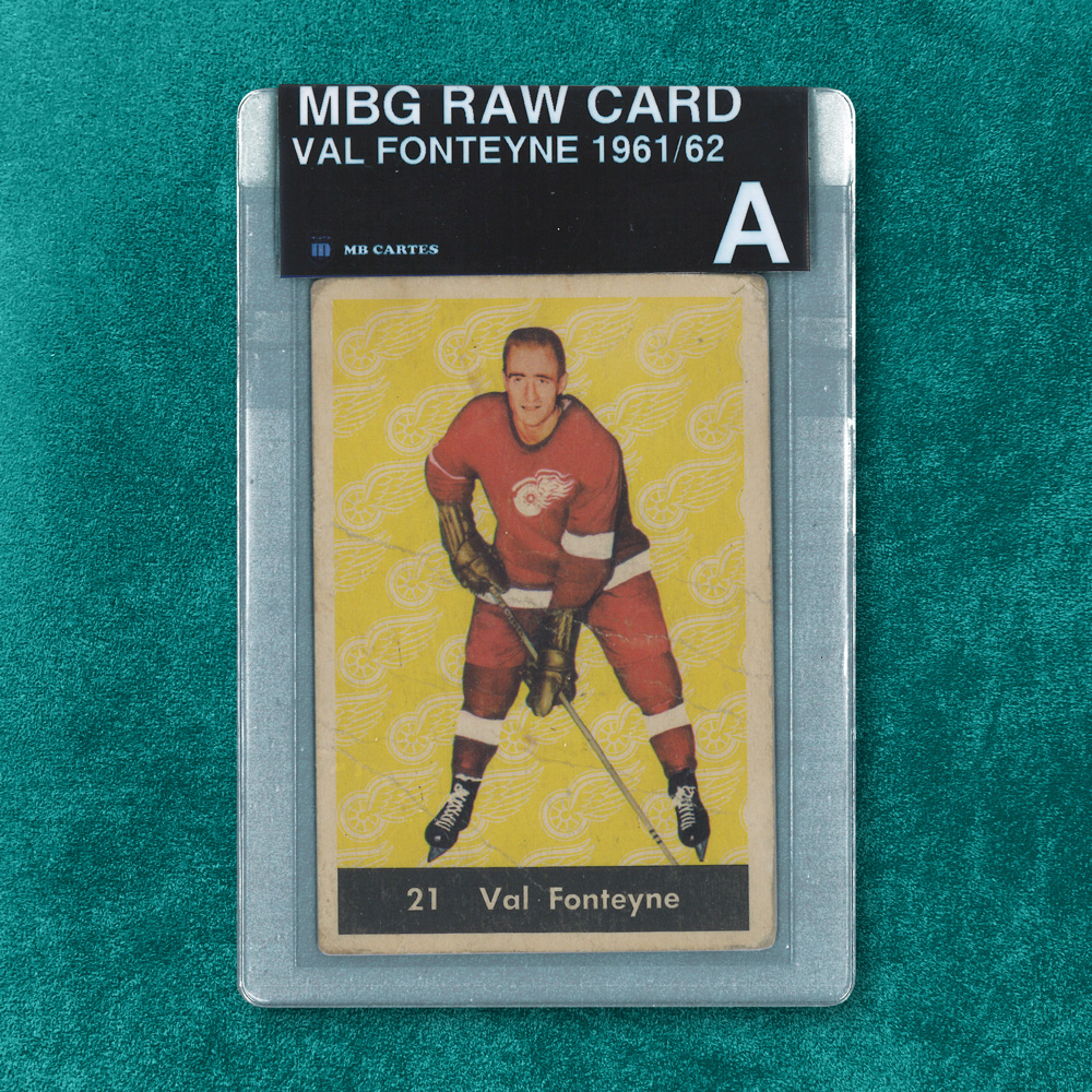 Carte Sportive Hockey Carte Gradée Val Fonteyne 1961-62